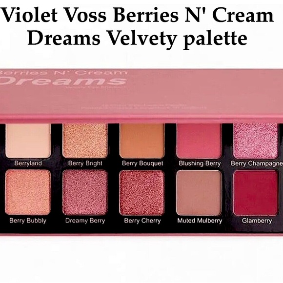 Violet Voss | Makeup | Violet Voss Berries N Cream Dreams Velvety Eye ...